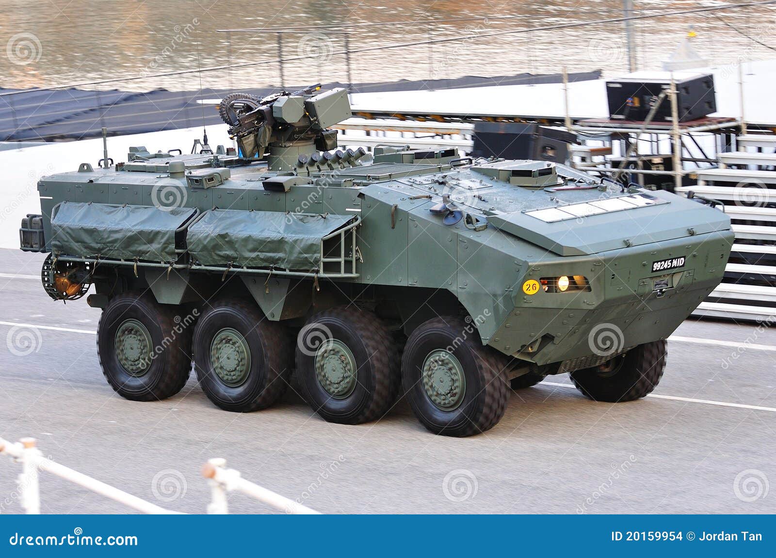 Armored Personnel Carrier Terrex at NDP 2011 Editorial Stock Image ...