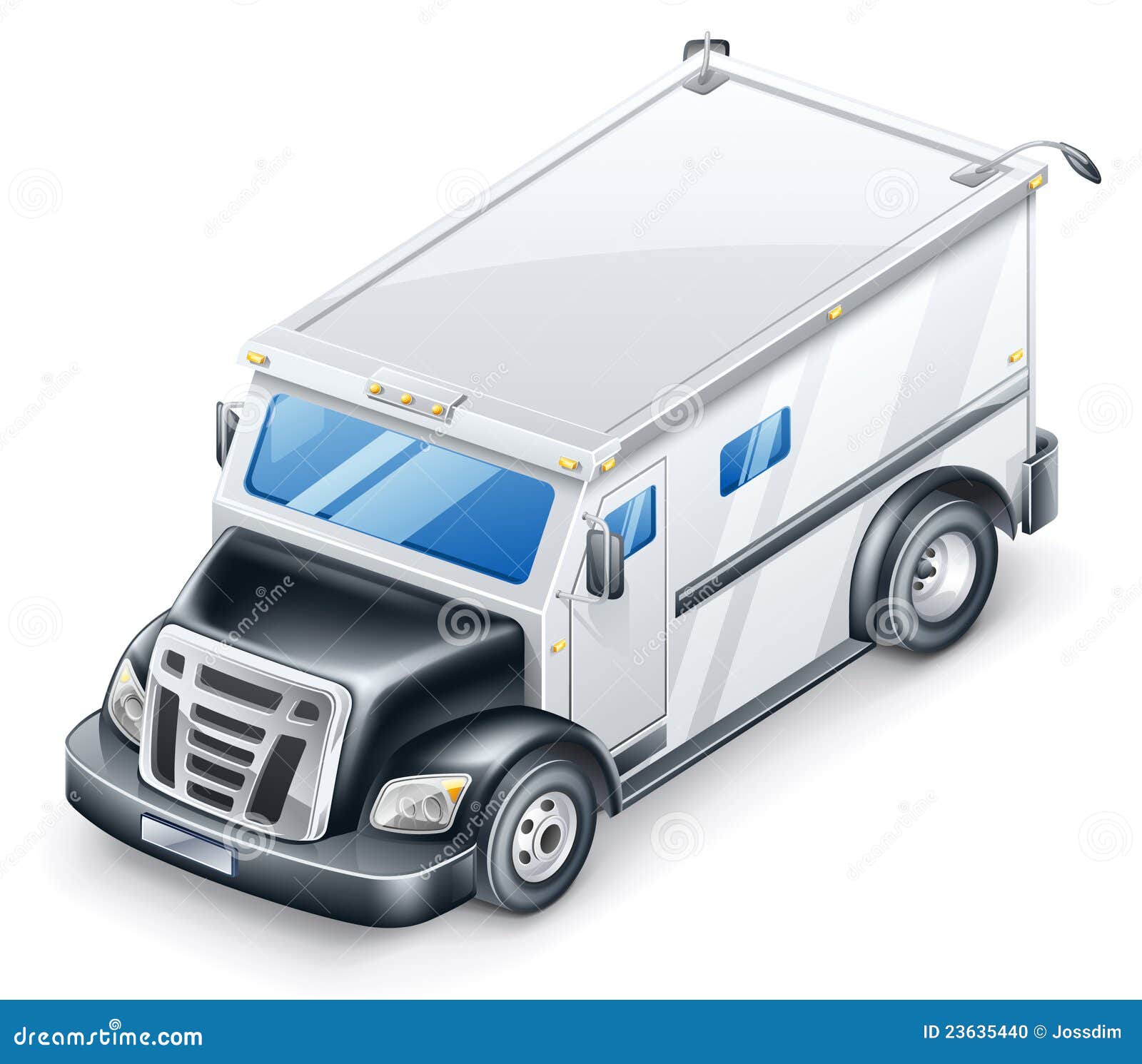Armored Truck Vector Mockup | CartoonDealer.com #113856786