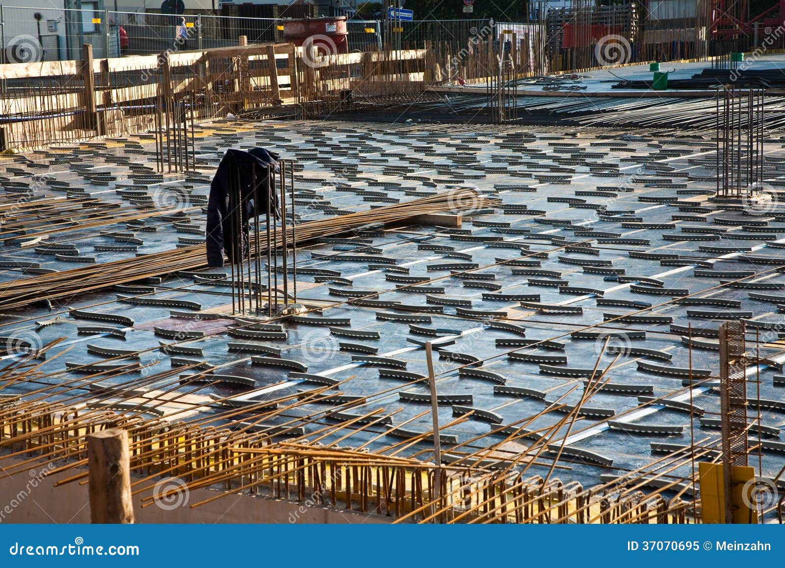 Armoring at the Building Site Stock Image - Image of structure ...