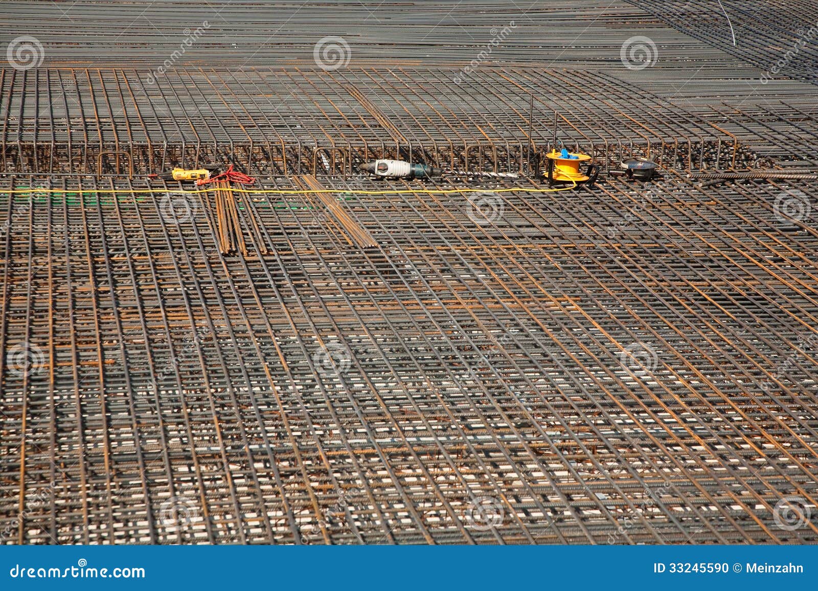 Armoring At The Building Site To Stabilize The Fundament Made Of Stock ...
