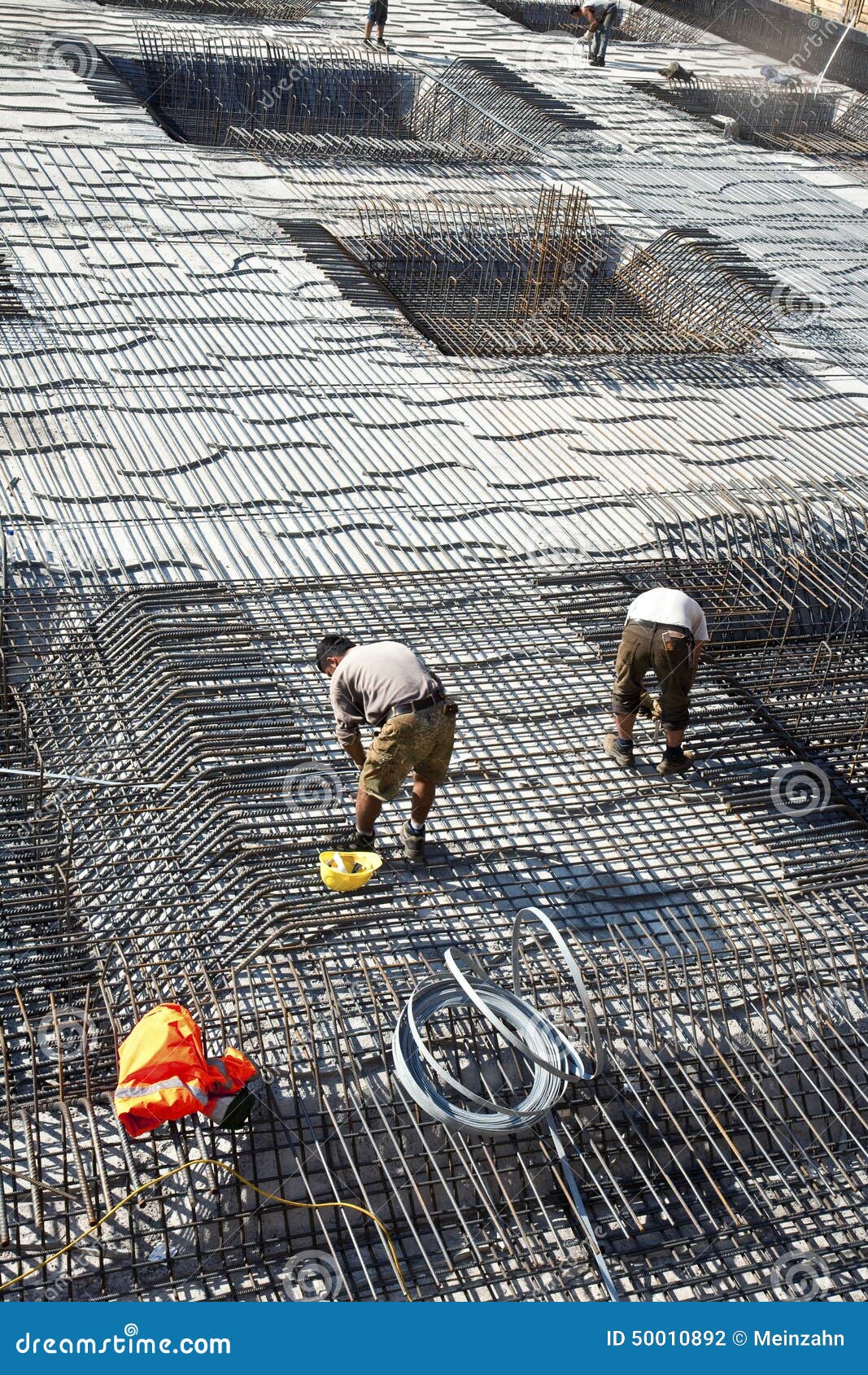 Armoring at the Building Site To Stabilize the Fundament Made of ...
