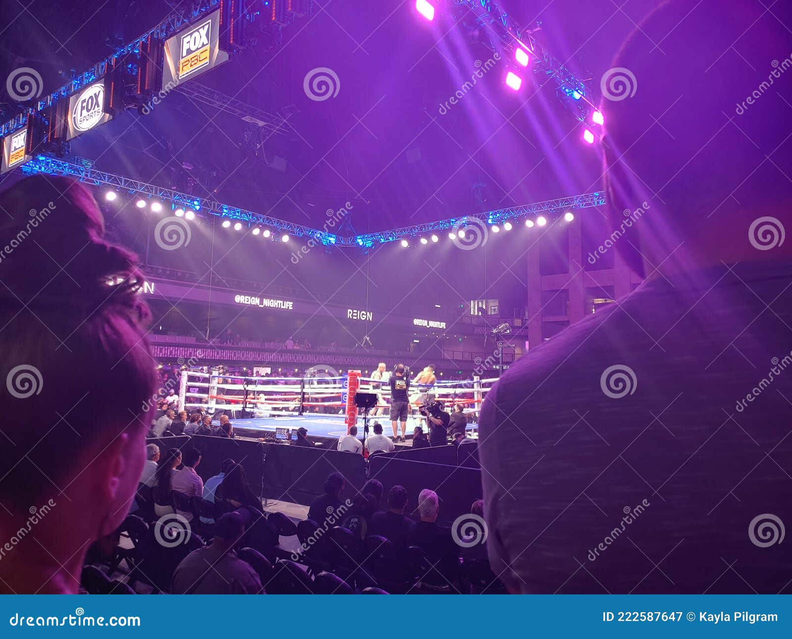 Armory Boxing Night editorial photography. Image of audience - 222587647