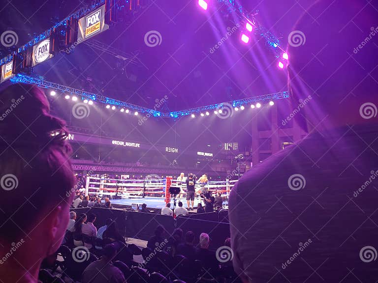 Armory Boxing Night editorial photography. Image of audience - 222587647