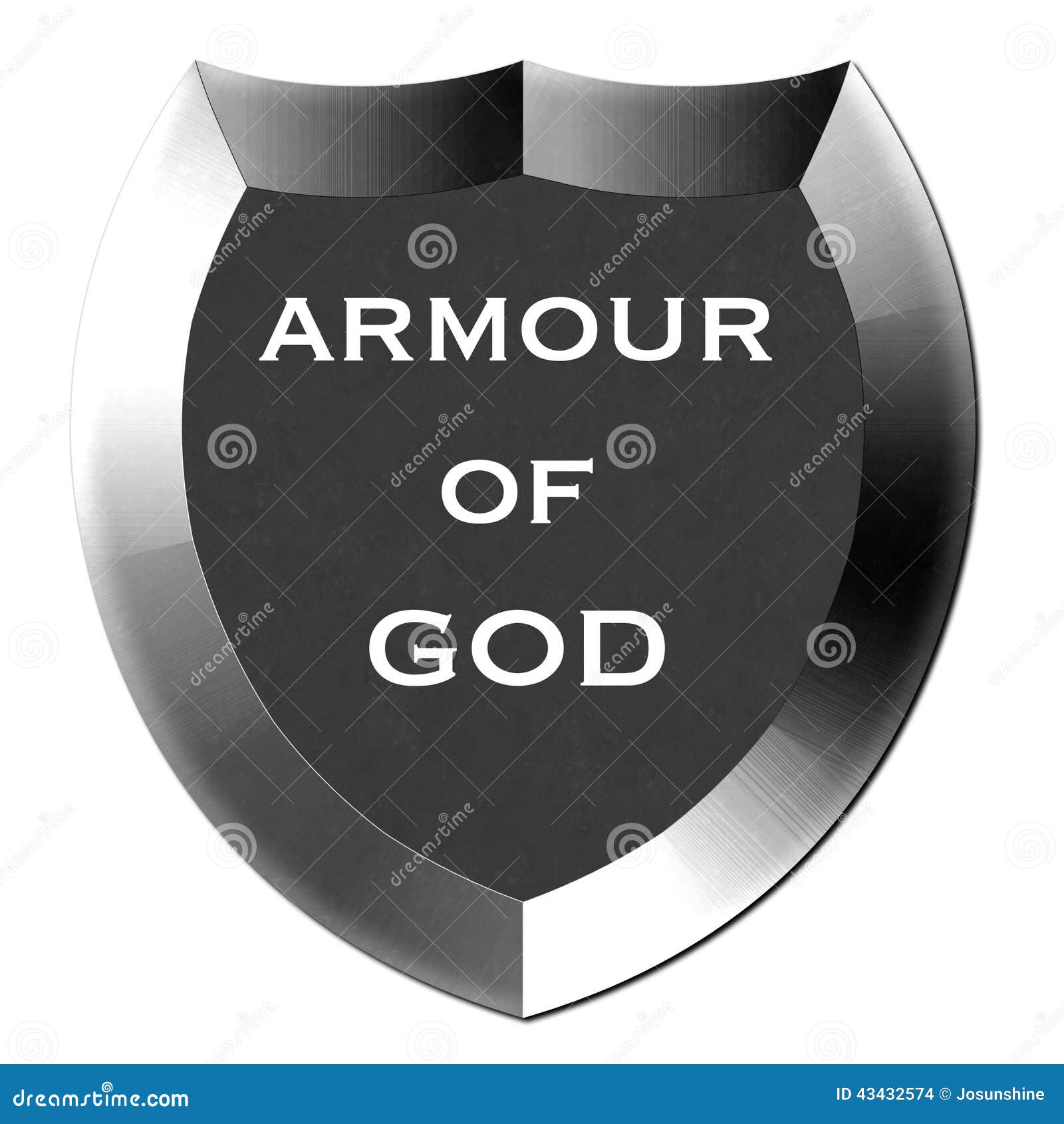 Armour Shield Symbol Of Protection, Defence, And Security. Vector ...