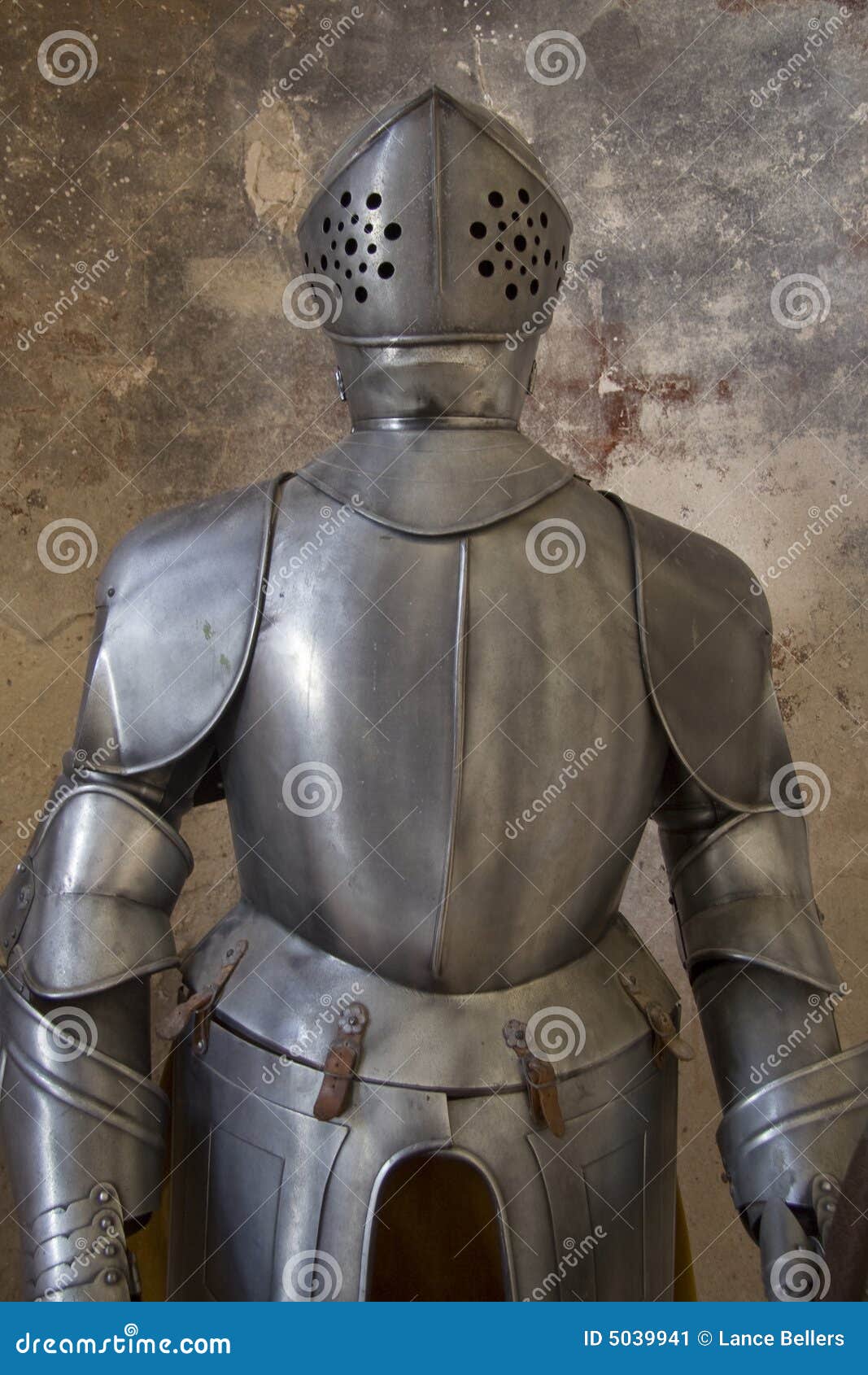 Armour in Medieval Building Stock Image - Image of breastplate, castle ...