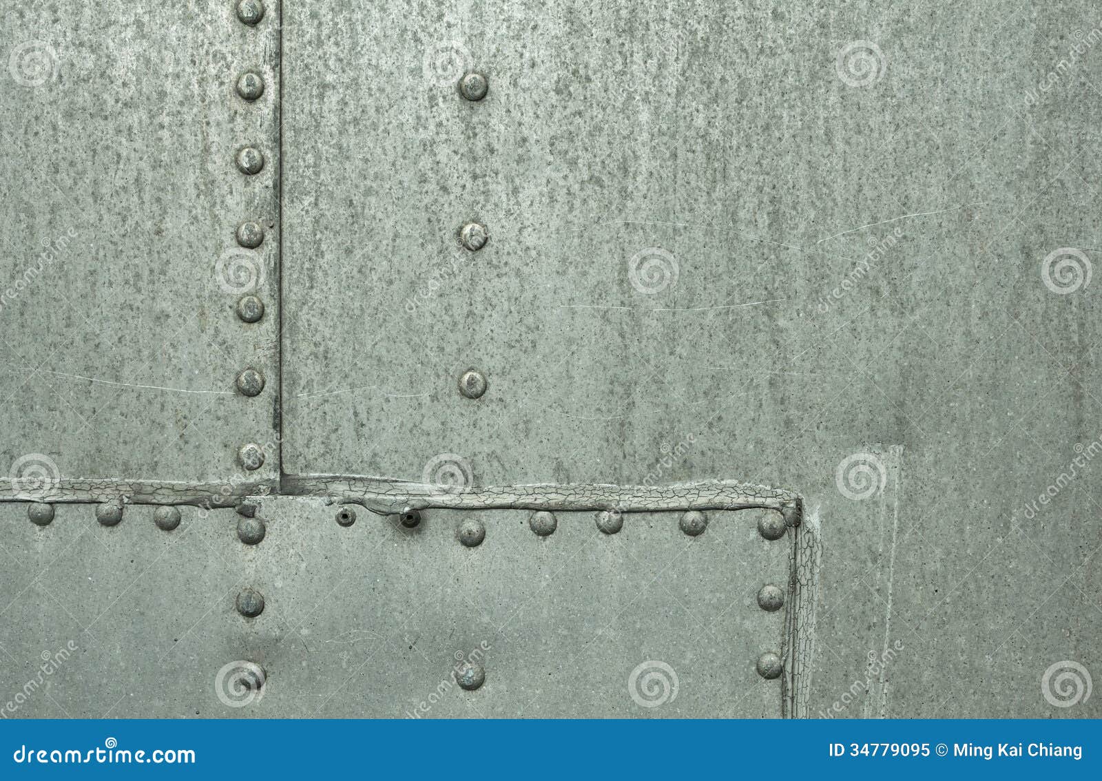Armour Metal Texture With Rivets Background Stock Photography ...