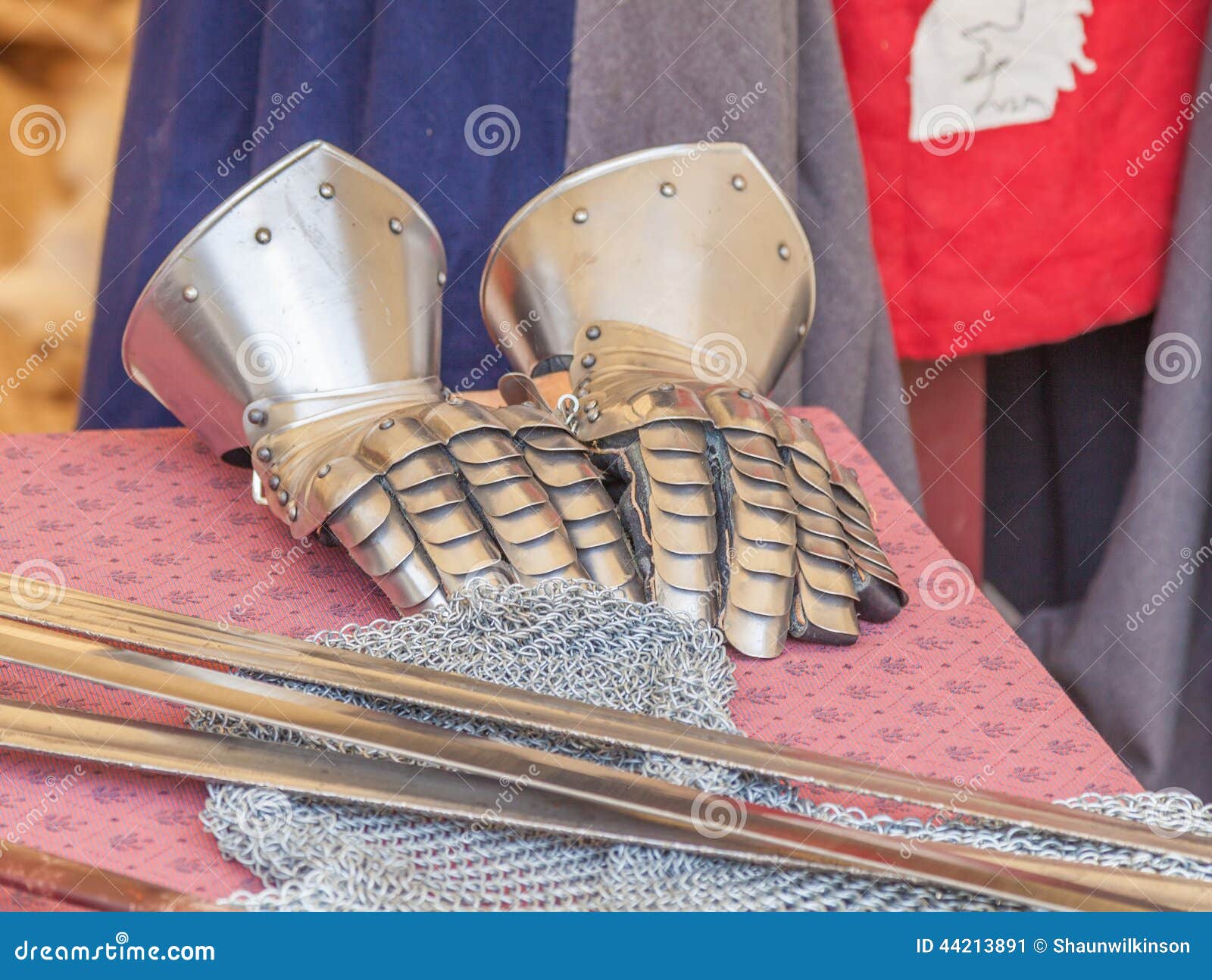 Armoured gauntlets stock image. Image of embossing, knight - 44213891