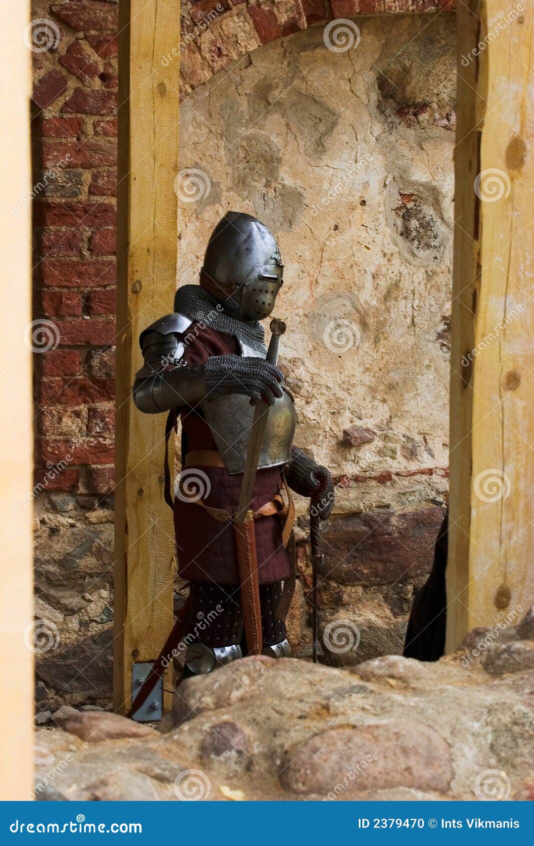 Armoured Knight with Swords Stock Photo - Image of honor, human: 2379470