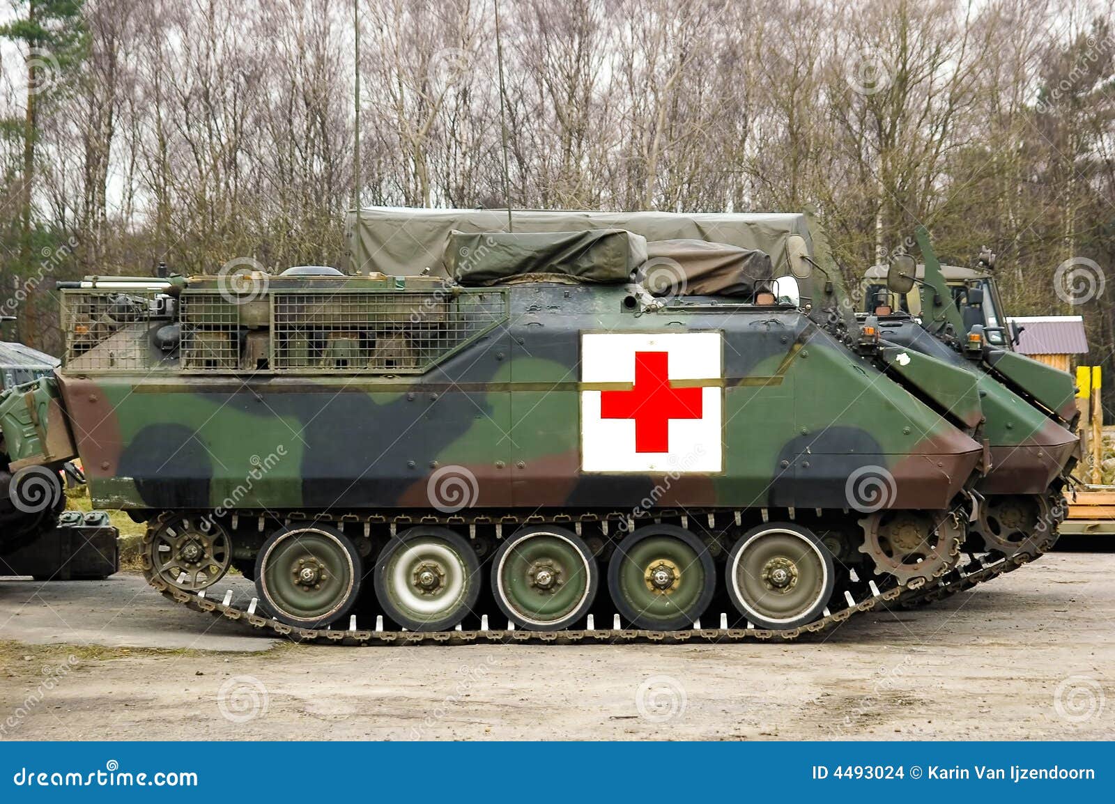 Armoured tank ambulance editorial stock image. Image of military - 4493024