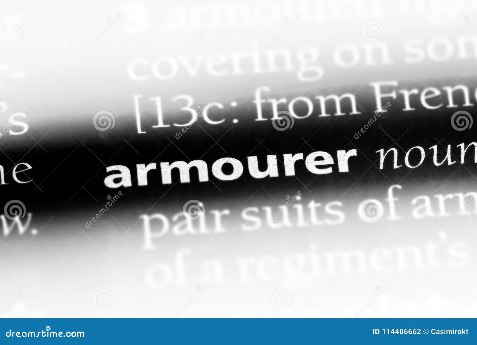 Armourer stock photo. Image of concept, armourer, writing - 114406662