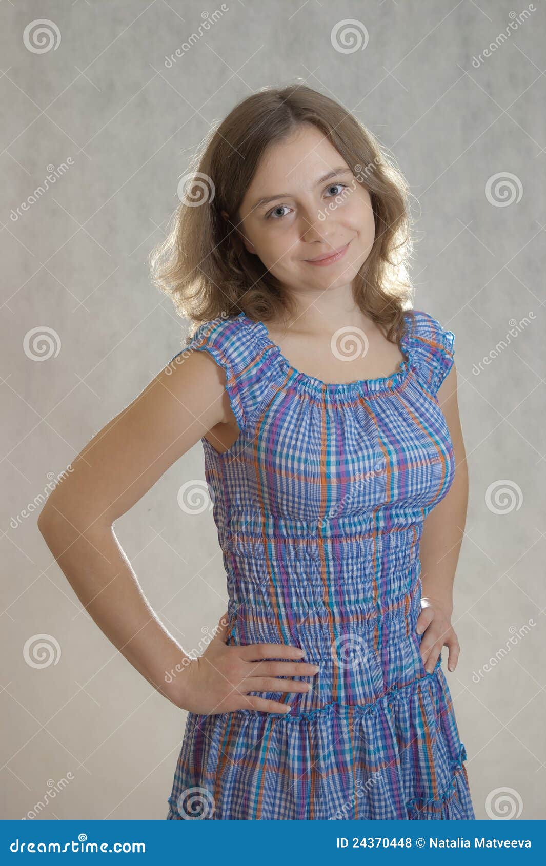 Arms akimbo stock photo. Image of caucasian, pretty, happy - 24370448