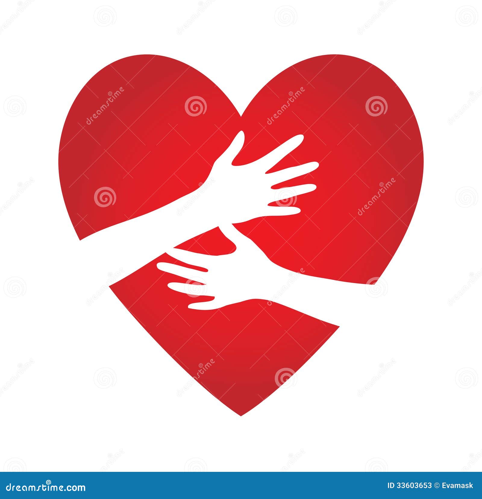 Arms Around Heart Icons Stock Illustrations – 2 Arms Around Heart Icons ...