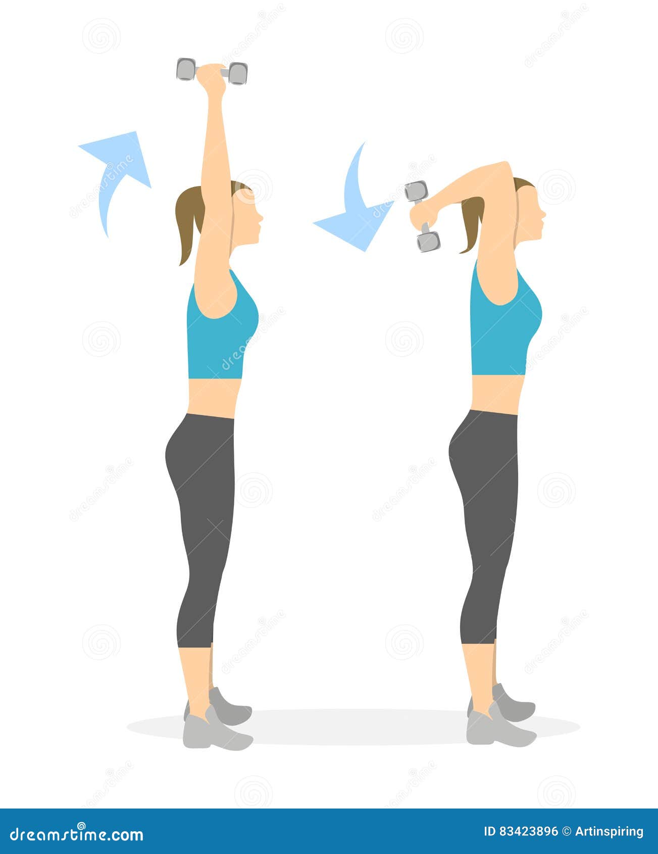 Exercise Shoulders Stock Illustrations – 494 Exercise Shoulders Stock ...