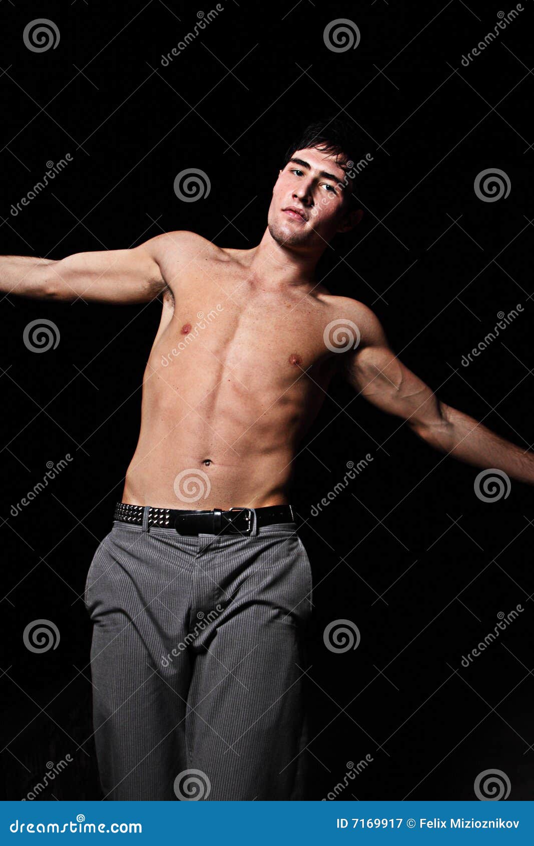 Arms open stock image. Image of handsome, youthful, muscular - 7169917