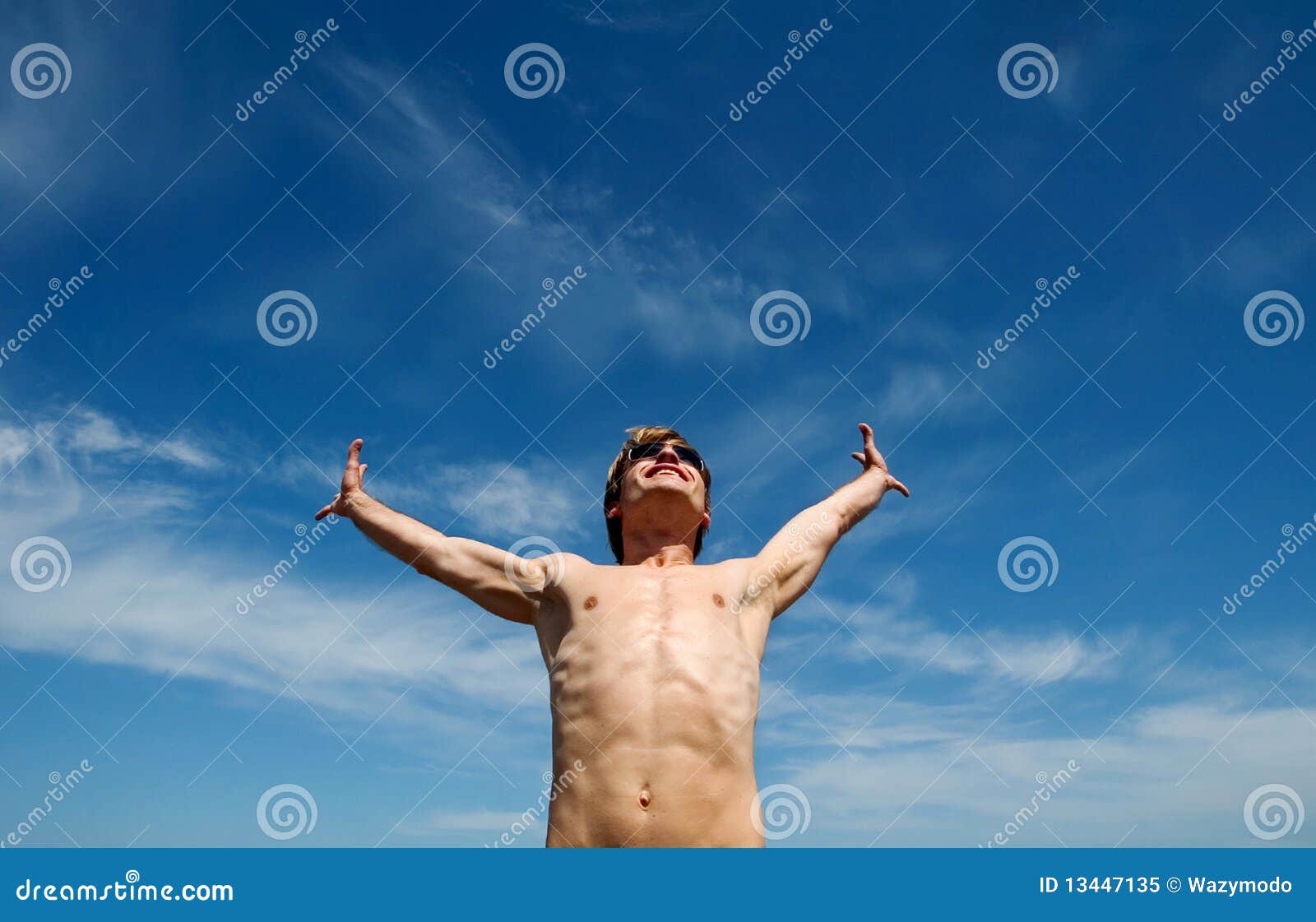 Arms outstretched stock image. Image of outdoors, muscle - 13447135