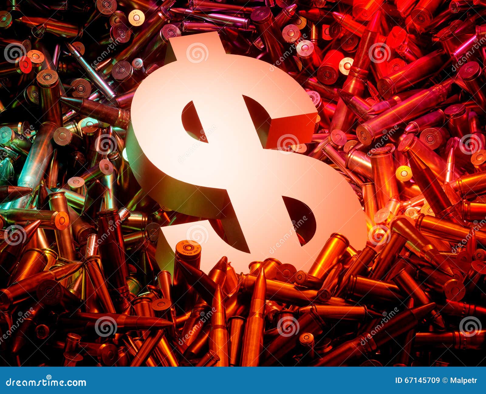 Arms Trade Business Concept. Stock Illustration - Illustration of color ...