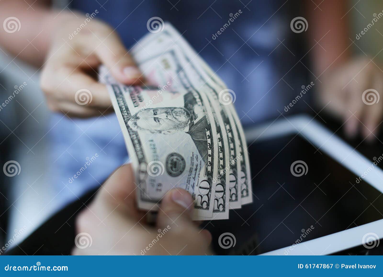 Arms transfer money. stock image. Image of closeup, payment - 61747867