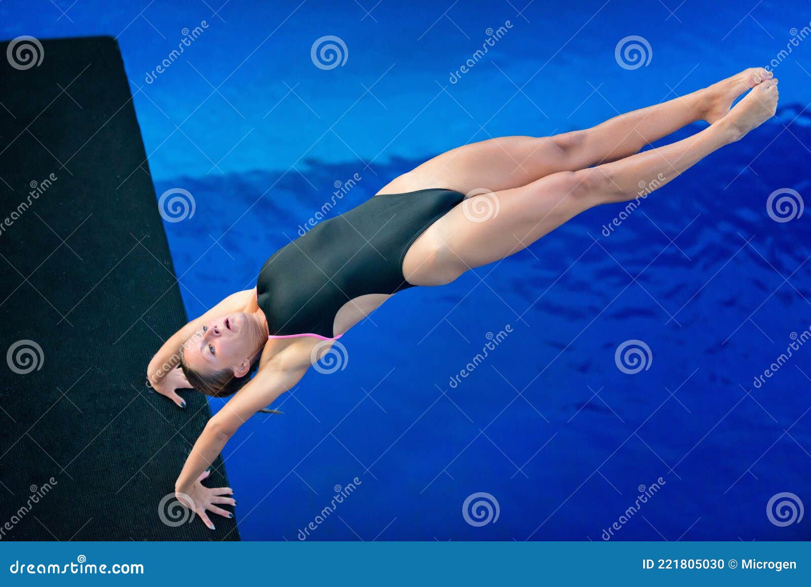 Armstand back dive stock photo. Image of human, handstand - 221805030