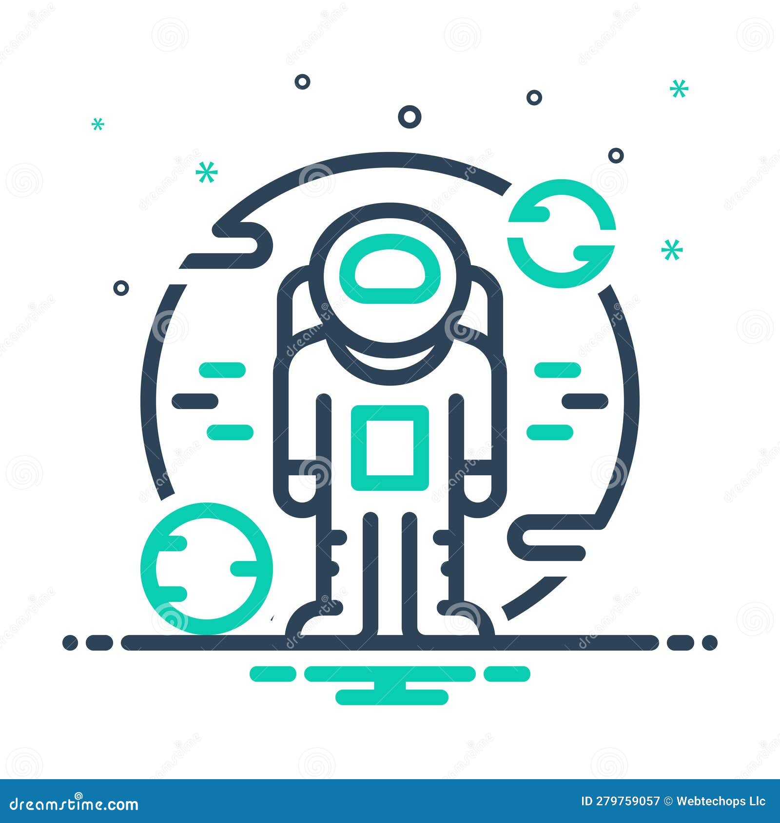 Mix Icon For Armstrong, Bodybuilder And Muscular Vector Illustration ...