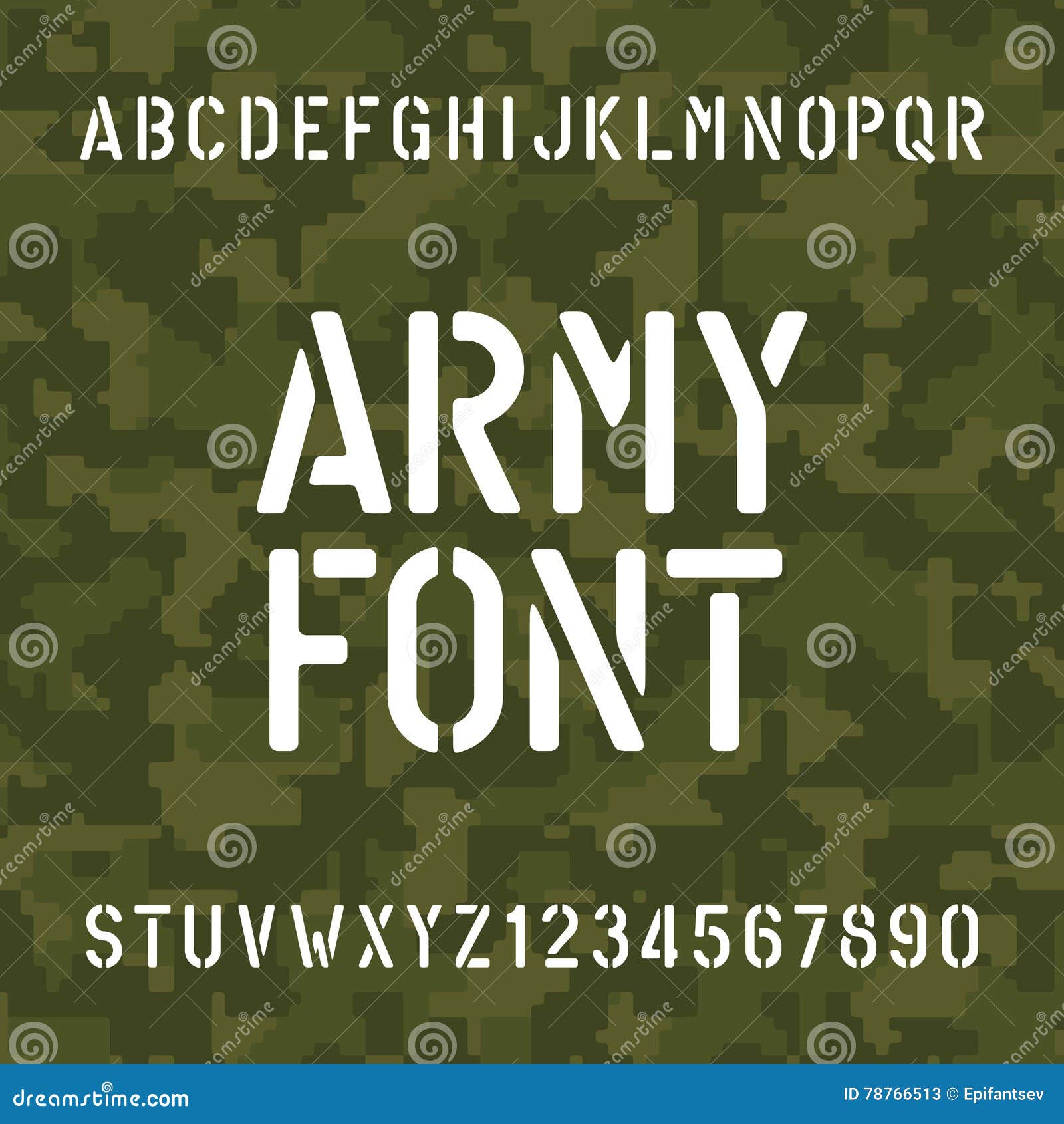 Army Stencil Alphabet Font. Grunge Bold Letters And Numbers On Military ... Army Stencil Alphabet Font. Grunge Bold Letters And Numbers On Military ...