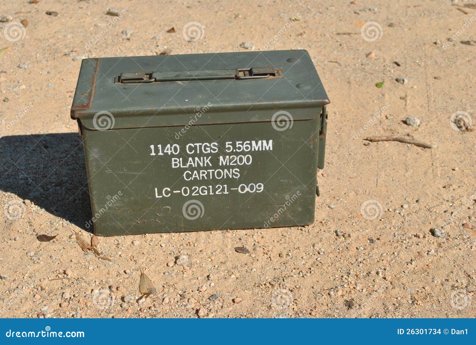 Army ammo box stock photo. Image of rounds, cartridge - 26301734