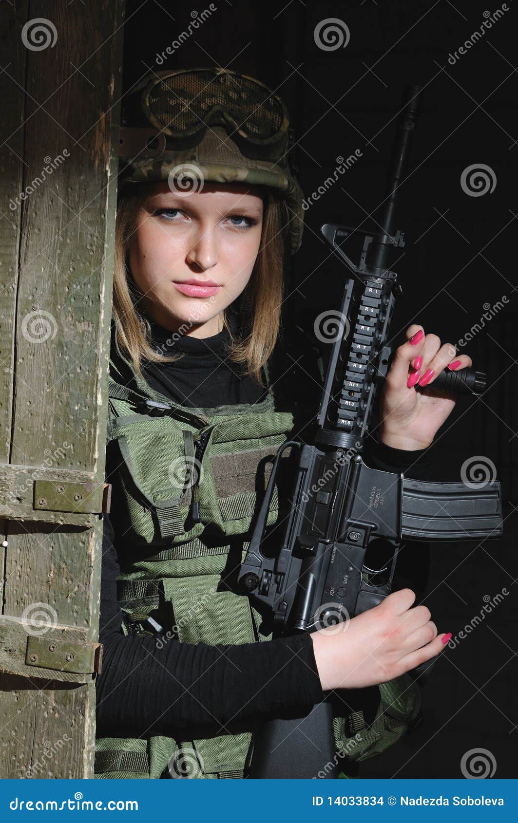 Army beauty stock photo. Image of beautiful, girls, female - 14033834