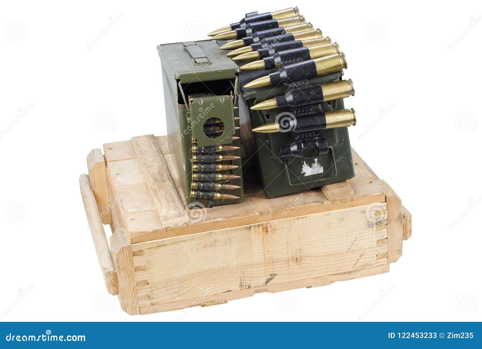 Army box of ammunition stock image. Image of forces - 122453233