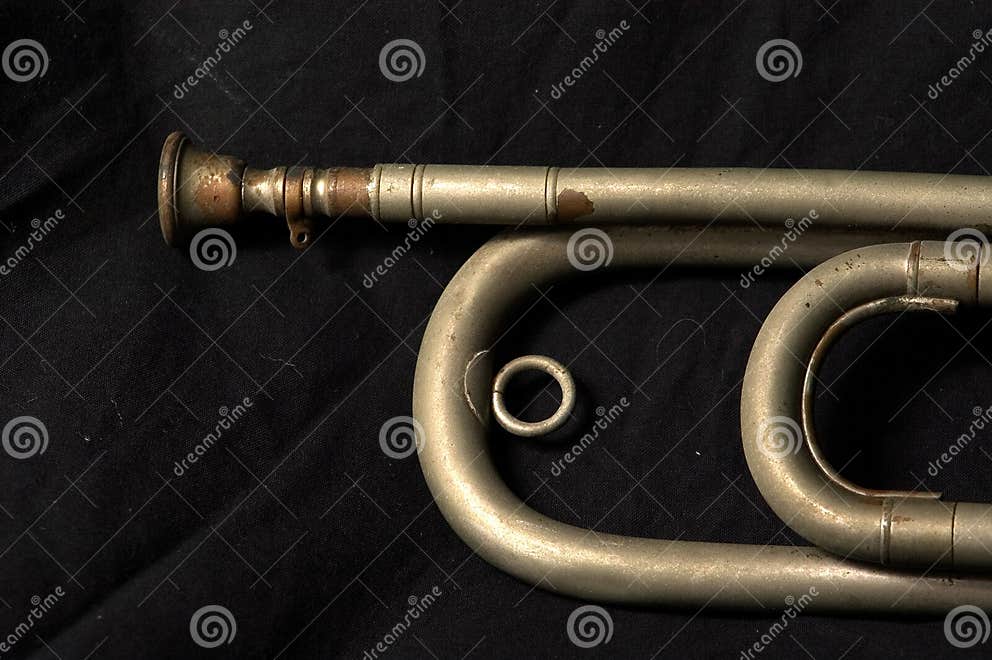Army Bugle stock photo. Image of silver, army, antique, revelry - 6208