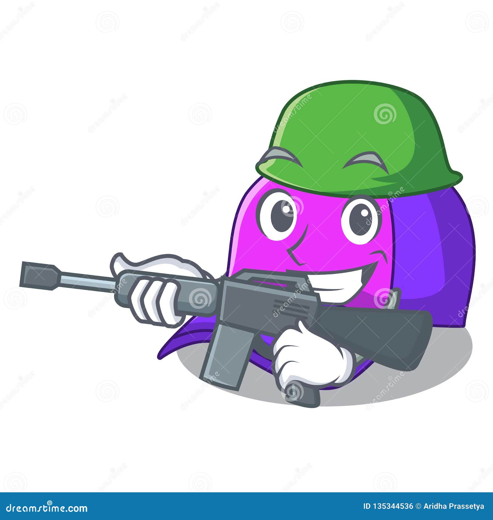 Army Cap Shape in the a Cartoon Stock Vector - Illustration of ...