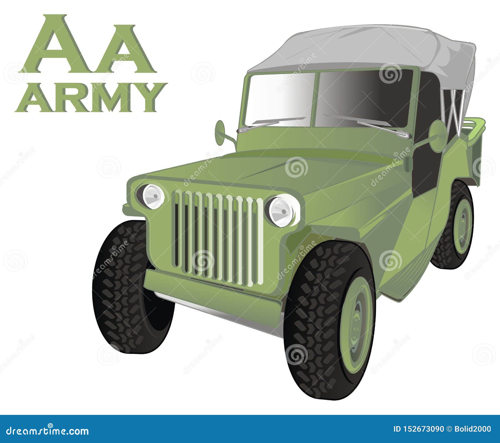 Army car and abc stock illustration. Illustration of museum - 152673090