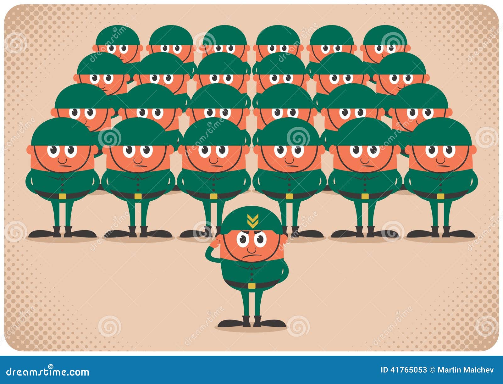 Army stock vector. Illustration of party, army, character - 41765053