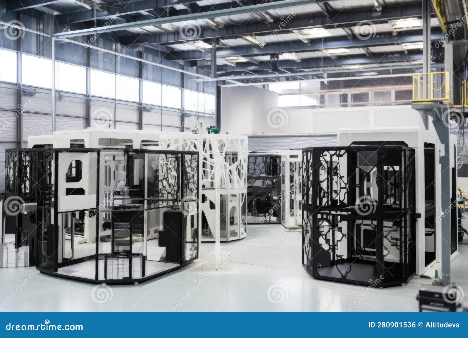 An Army of 3d Printing and Additive Manufacturing Robots, Assembling ...