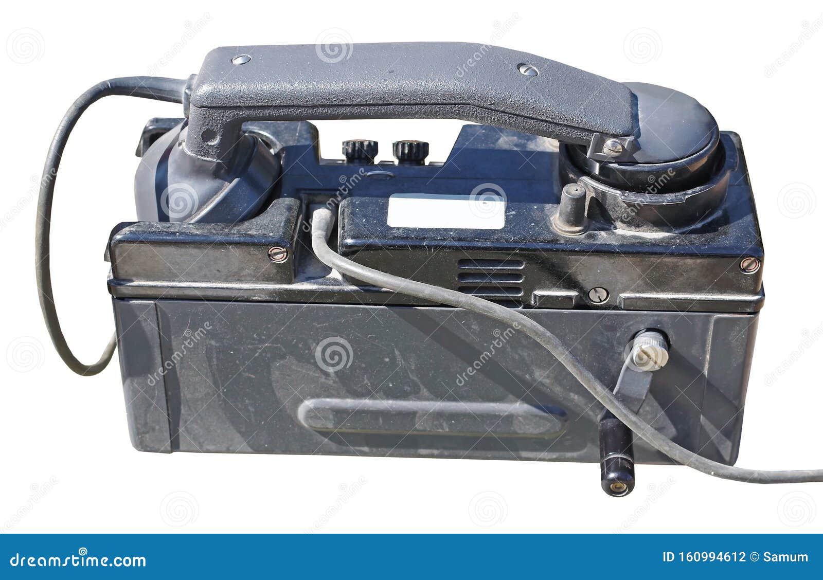 Army field telephone stock photo. Image of battle, history - 160994612