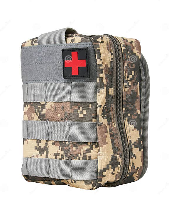 Army First Aid Kit on White Stock Image - Image of life, pain: 250533197