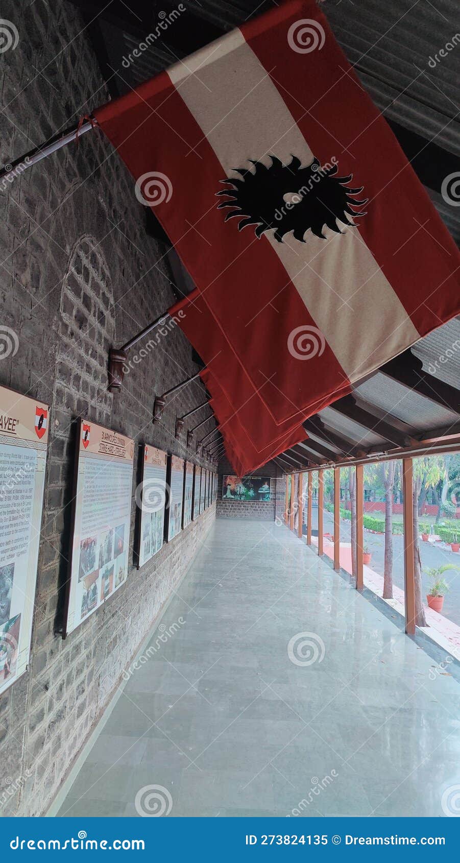 Army Flags Alignment Discipline Wall Straight Editorial Image - Image ...