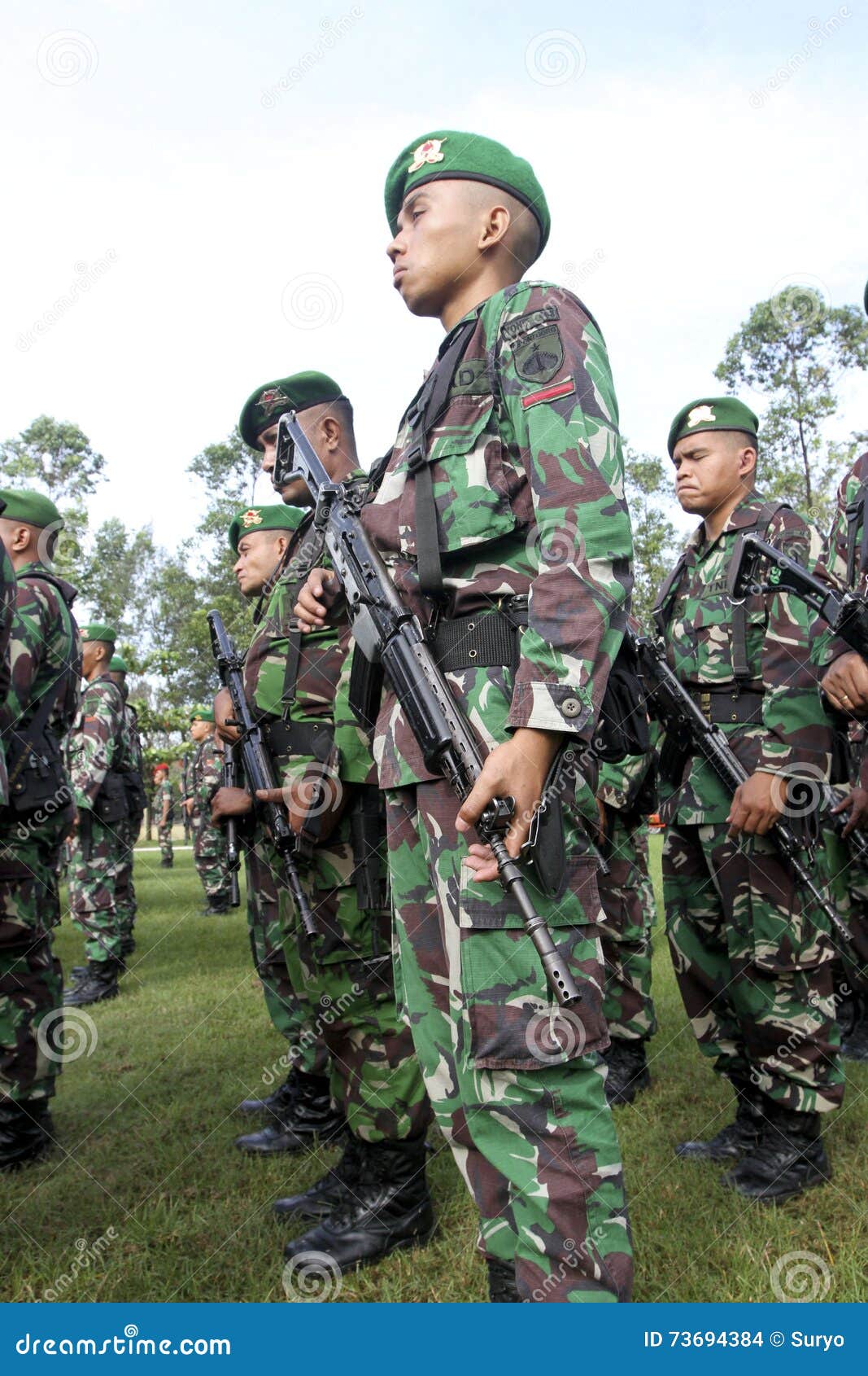 Army editorial stock image. Image of java, following - 73694384