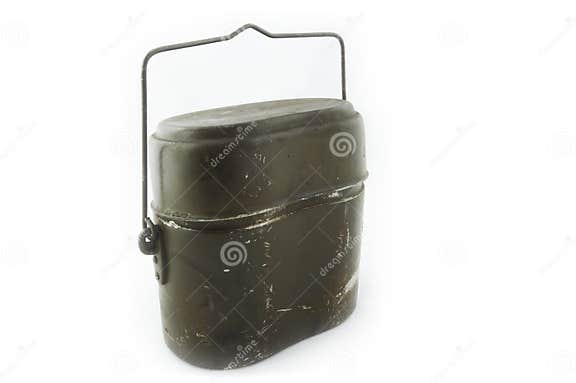 Army food container stock image. Image of time, canteen - 2385741