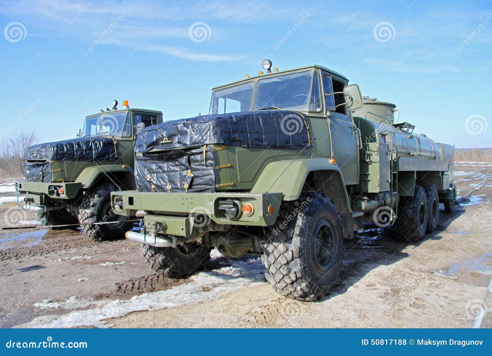 Army fuel trucks stock photo. Image of army, modern, equipment - 50817188