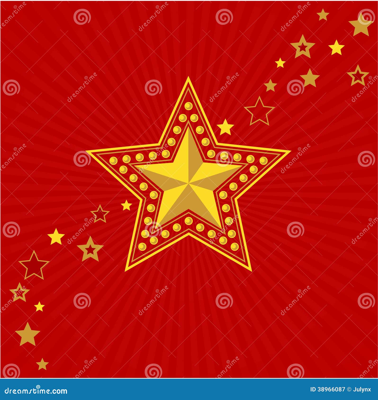 Army Gold Star. Victory Day Stock Vector - Illustration of moscow, hero ...