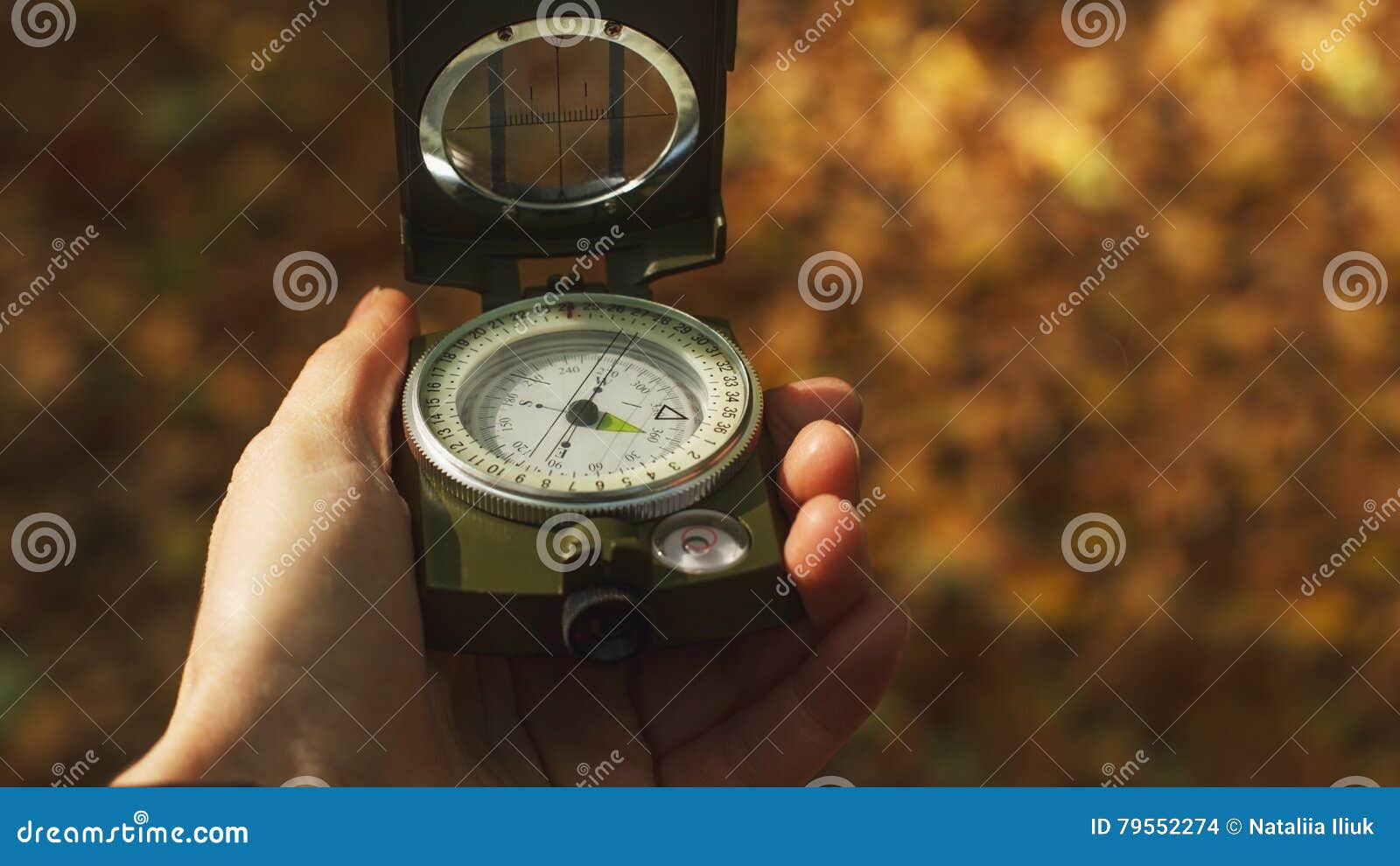 Army green compass stock photo. Image of prismatic, autumn - 79552274