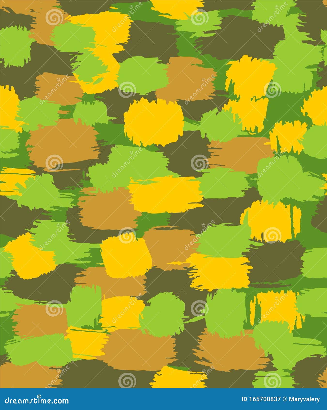 Army Hand Drawn Doodle Pattern Seamless. Military Abstract Modern ...