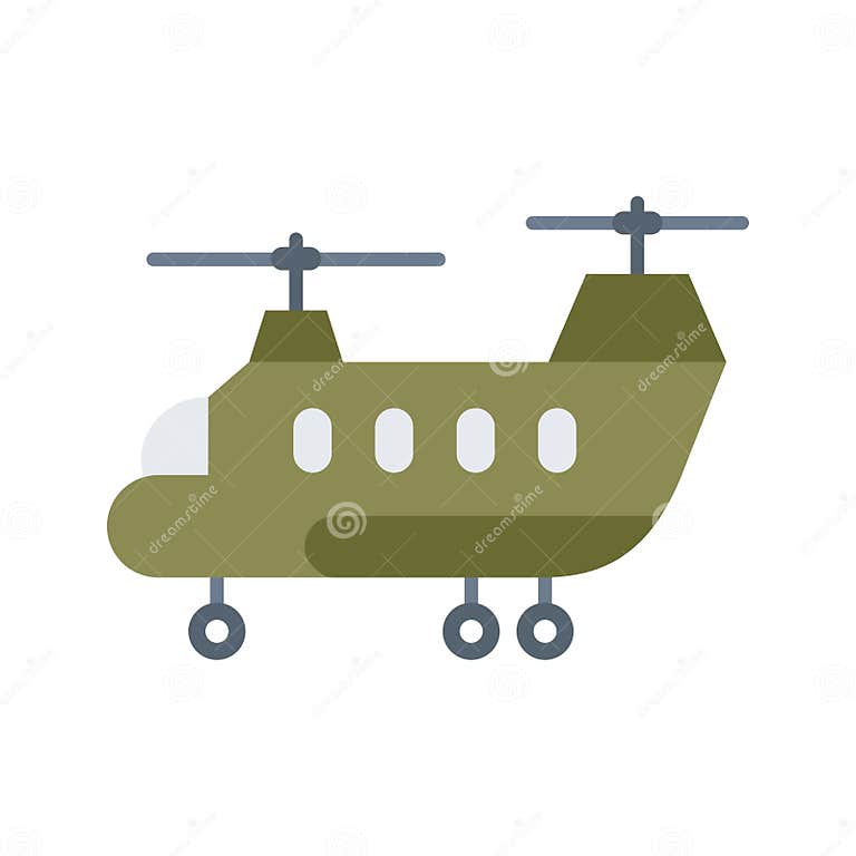 Army Helicopter Icon Vector Image. Stock Vector - Illustration of ...