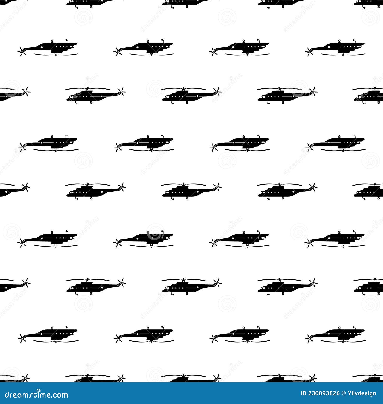 Army Helicopter Pattern Seamless Vector Stock Vector - Illustration of ...