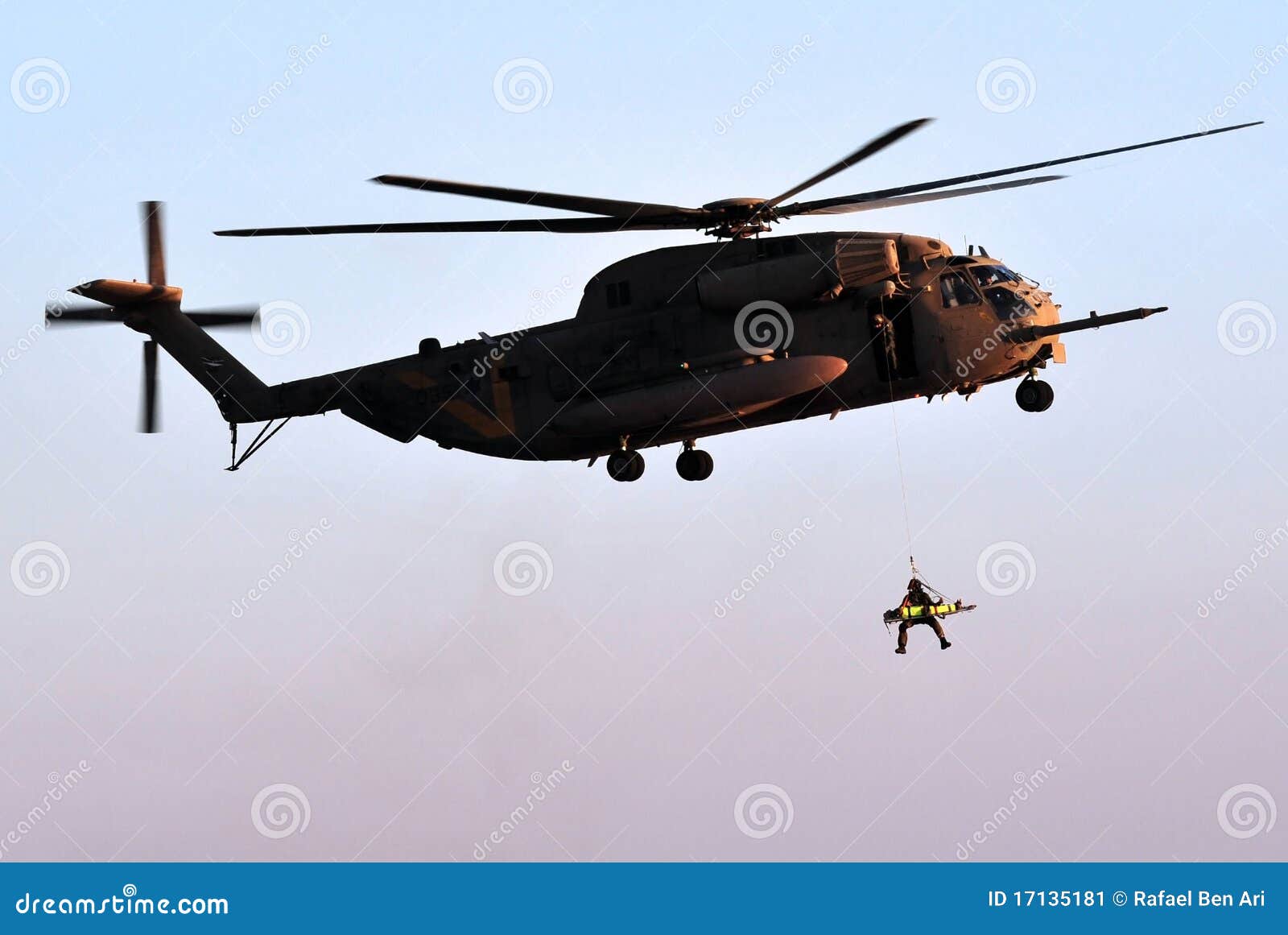 Army Helicopter Rescue stock image. Image of combat, hover - 17135181
