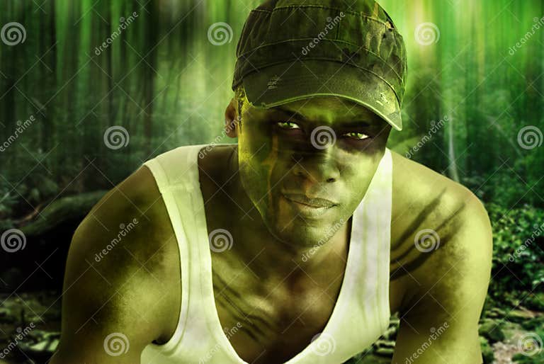 Army hero stock photo. Image of close, marine, macho - 23893564
