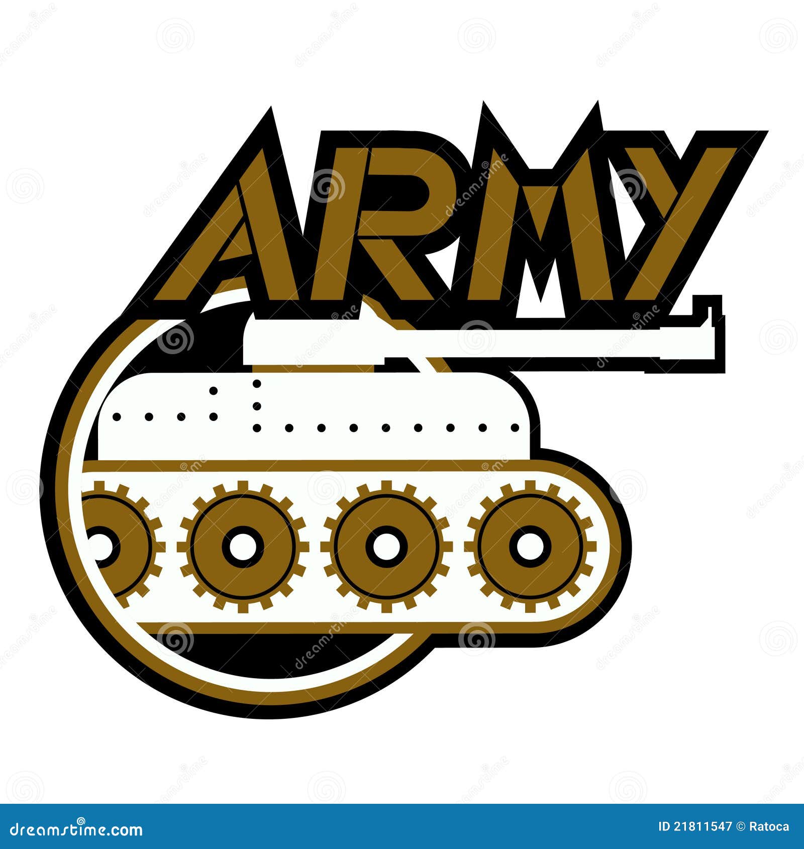 Gun Army Icon Logo Vector | CartoonDealer.com #121618745