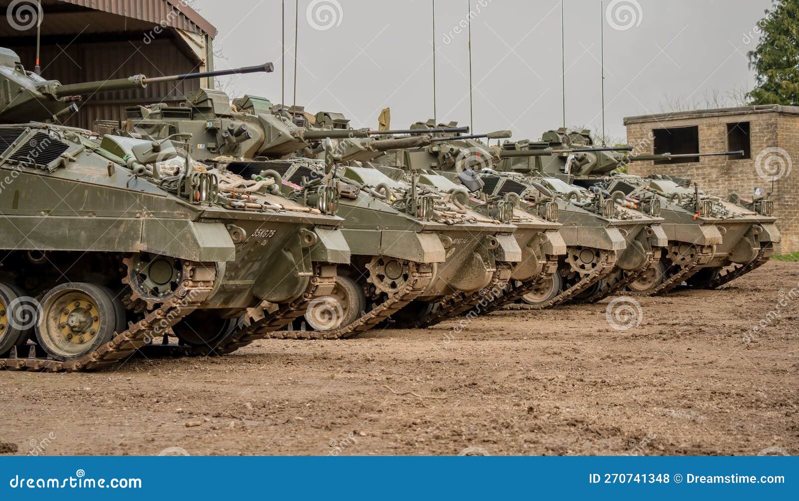Army Infantry Fighting Vehicles Stock Photo - Image of metal, british ...