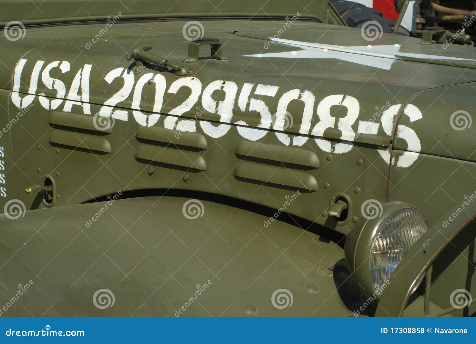 Army jeep with numbers stock photo. Image of special - 17308858