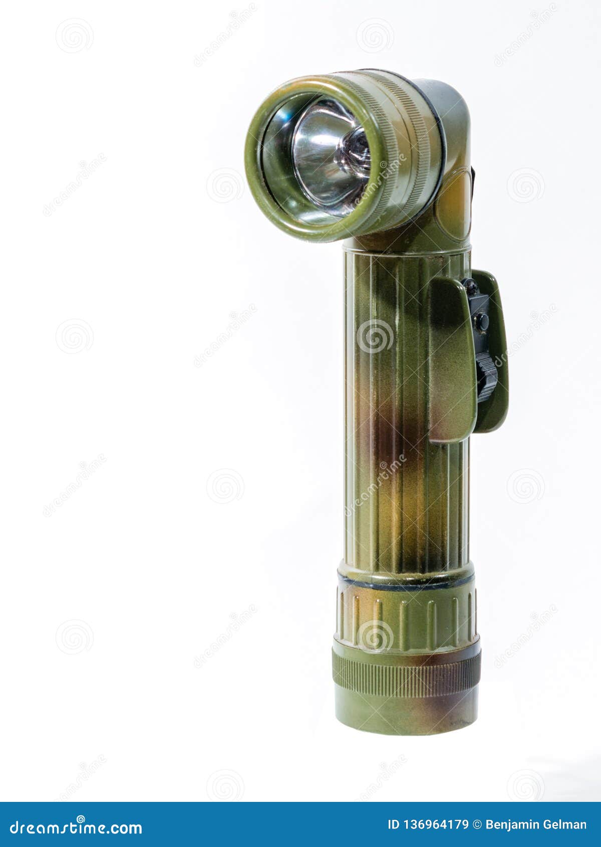 Army Lantern with a Horizontal Head Stock Image - Image of background ...