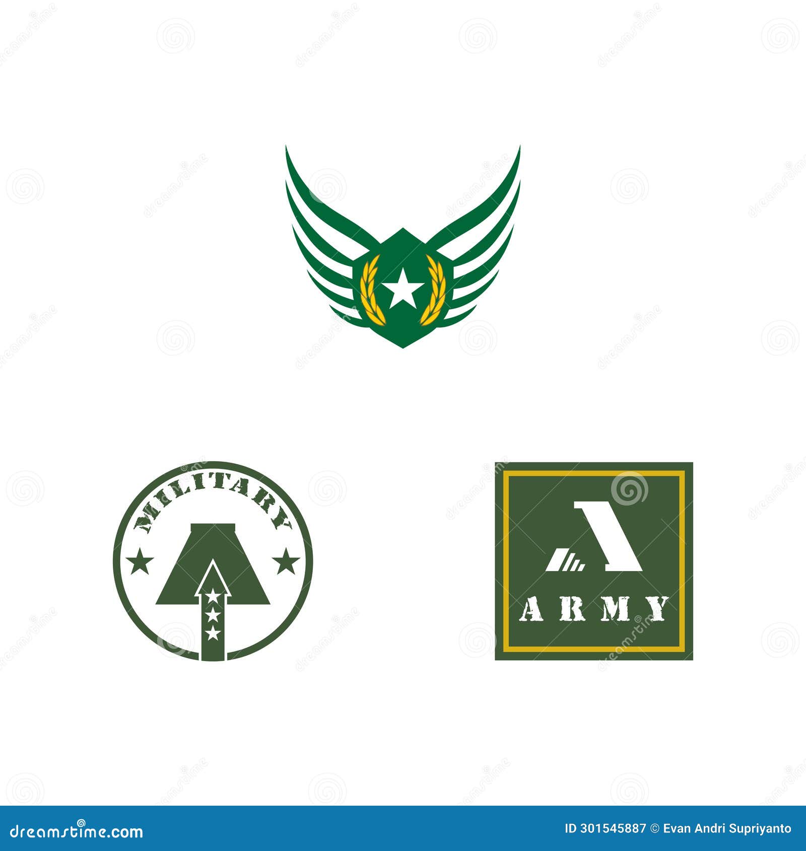 Army Logo Vector Military Template Symbol Design Stock Vector ...